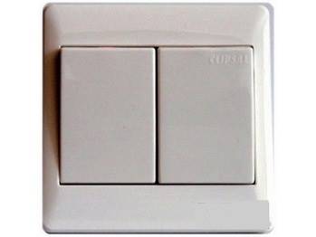10A 2G 1WAY SWITCHWHITE