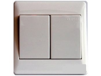 10A 2G 1WAY SWITCHWHITE
