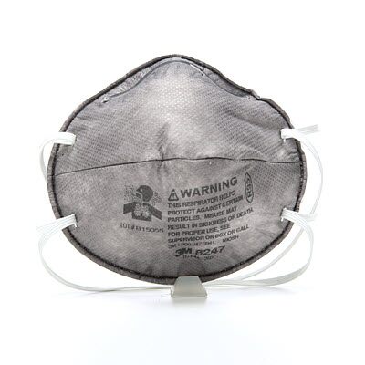 3M™ Particulate Respirator 8247, R95, with Nuisance Level Organic Vapor ...